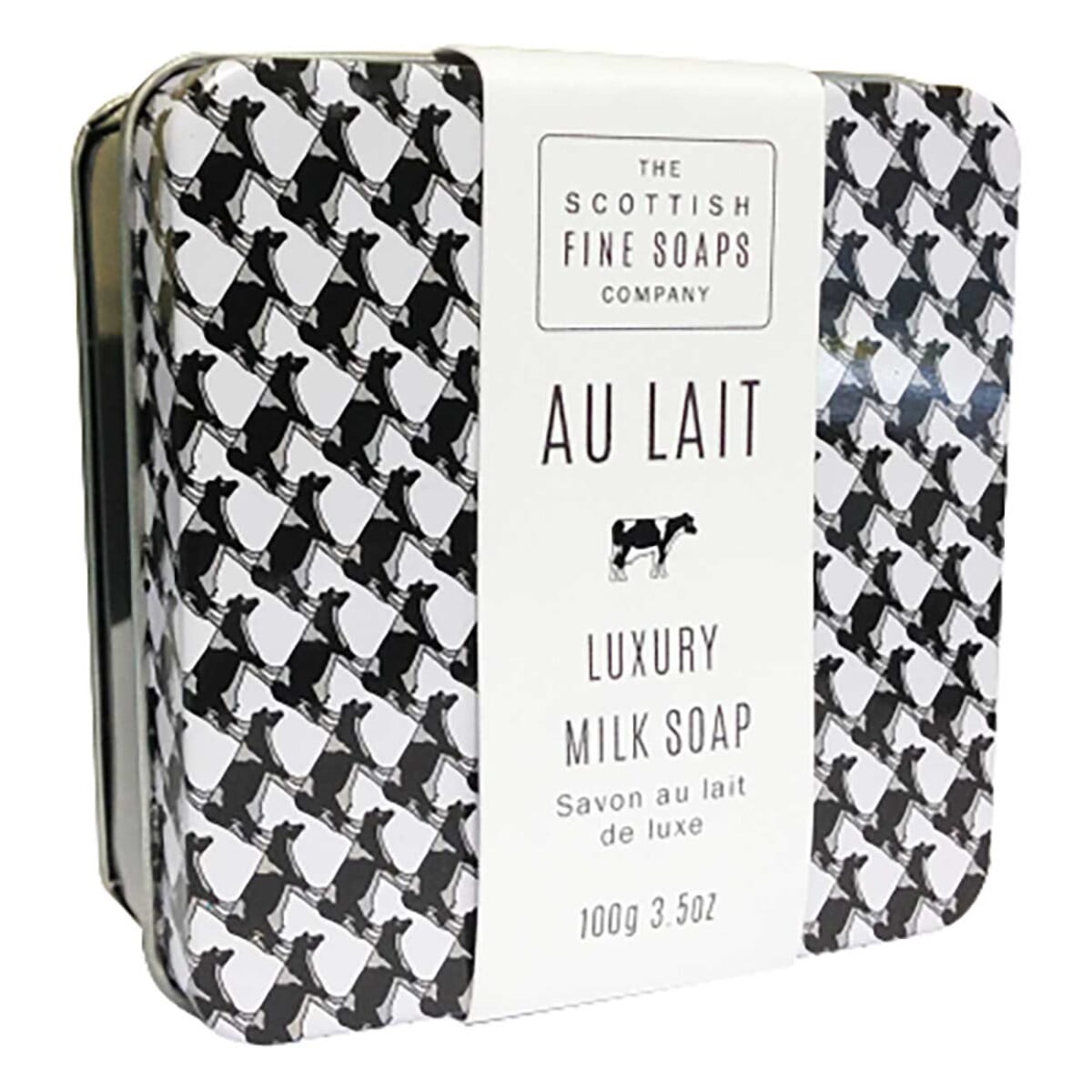 Scottish Fine Soaps Au Lait Milk Soap in Tin, 100g
