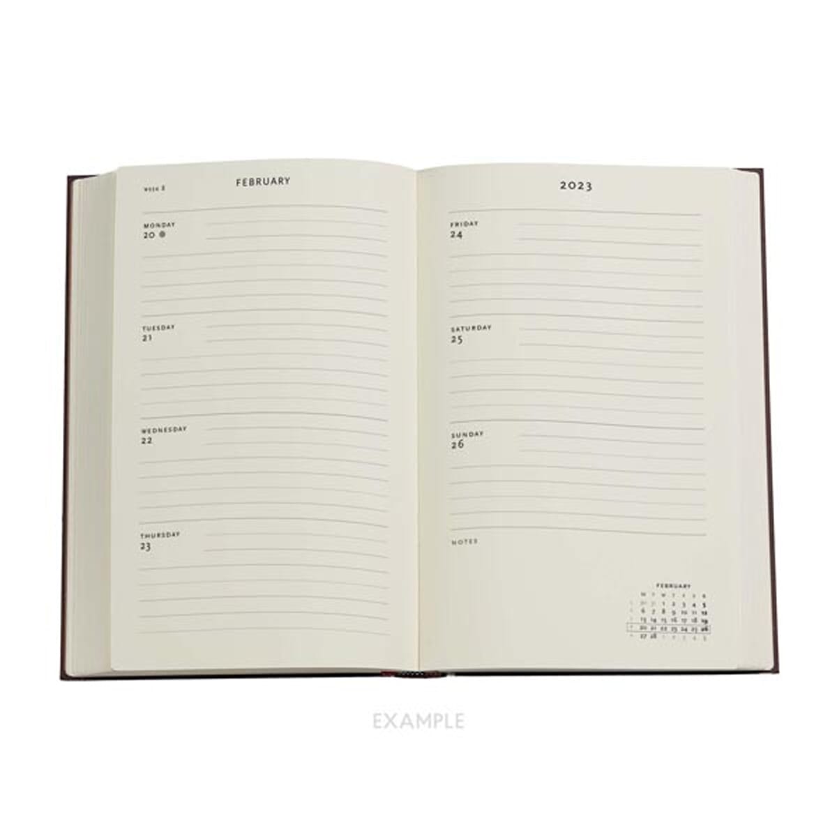Paperblanks, Arabica 2023 Diary, Maxi Horizontal Weekly